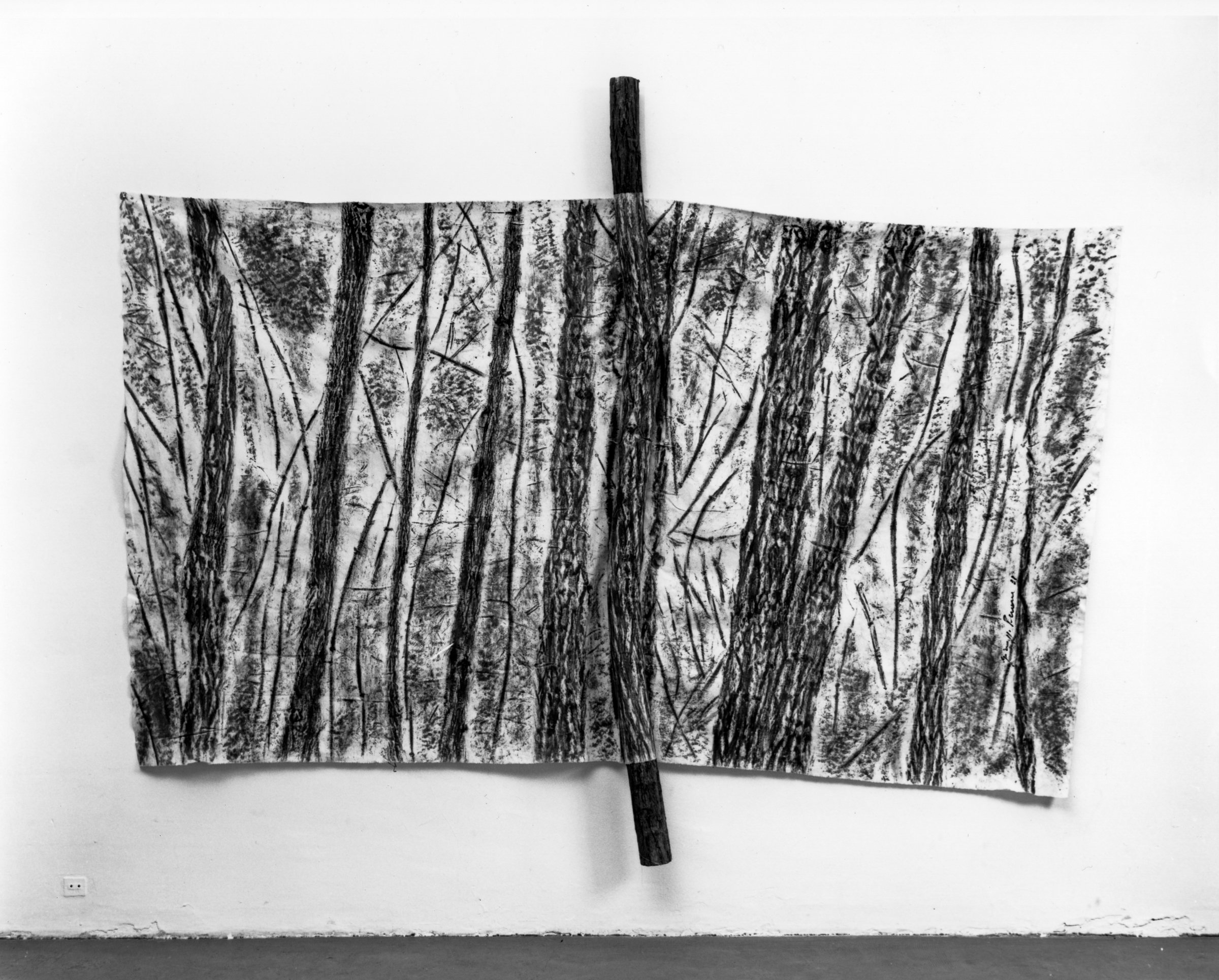 Verde del bosco con ramo (Forest Green With Branch), 1989 (Cod. 0811 ...