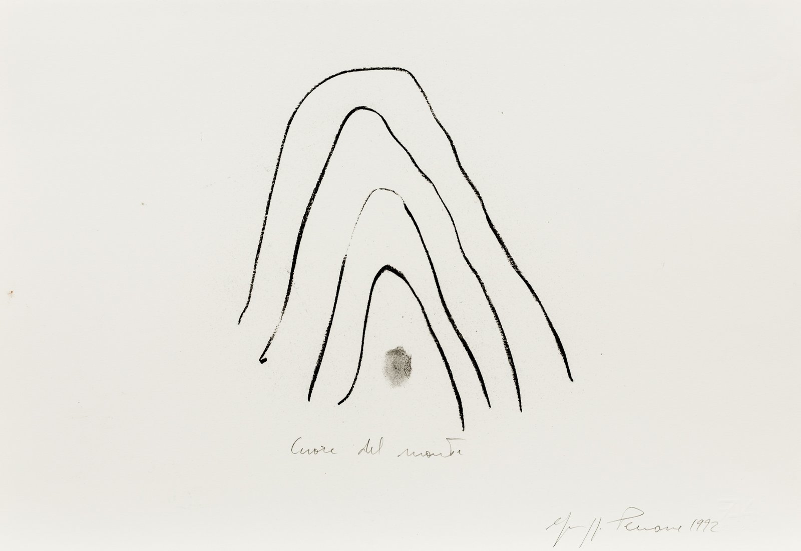 Cuore del monte (Heart of the Mountain), 1992 (Cod. 2564) | Drawings ...